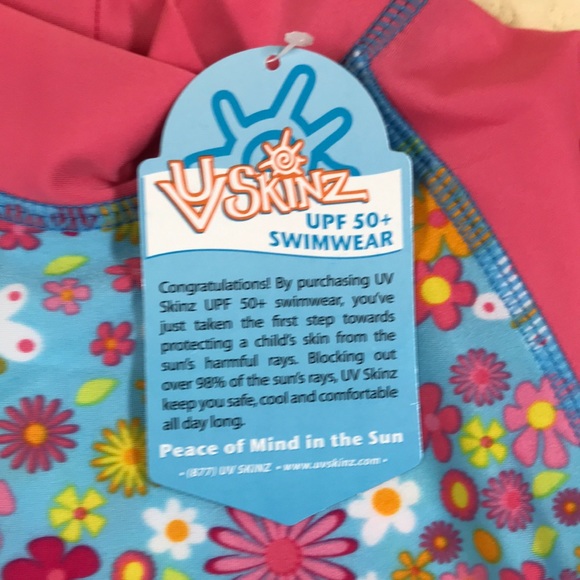 uvskinz | Swim | New Uv Skinz Girls 3piece Swim Set Upf 5 | Poshmark